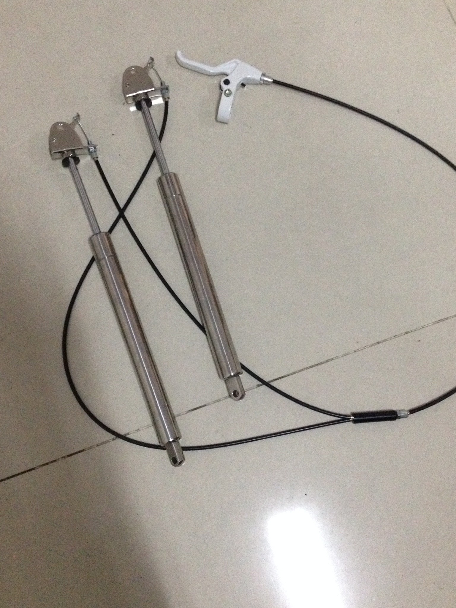 Stainless Steel Locking Nitrogen Gas Spring , Gas Struts For Office Chairs